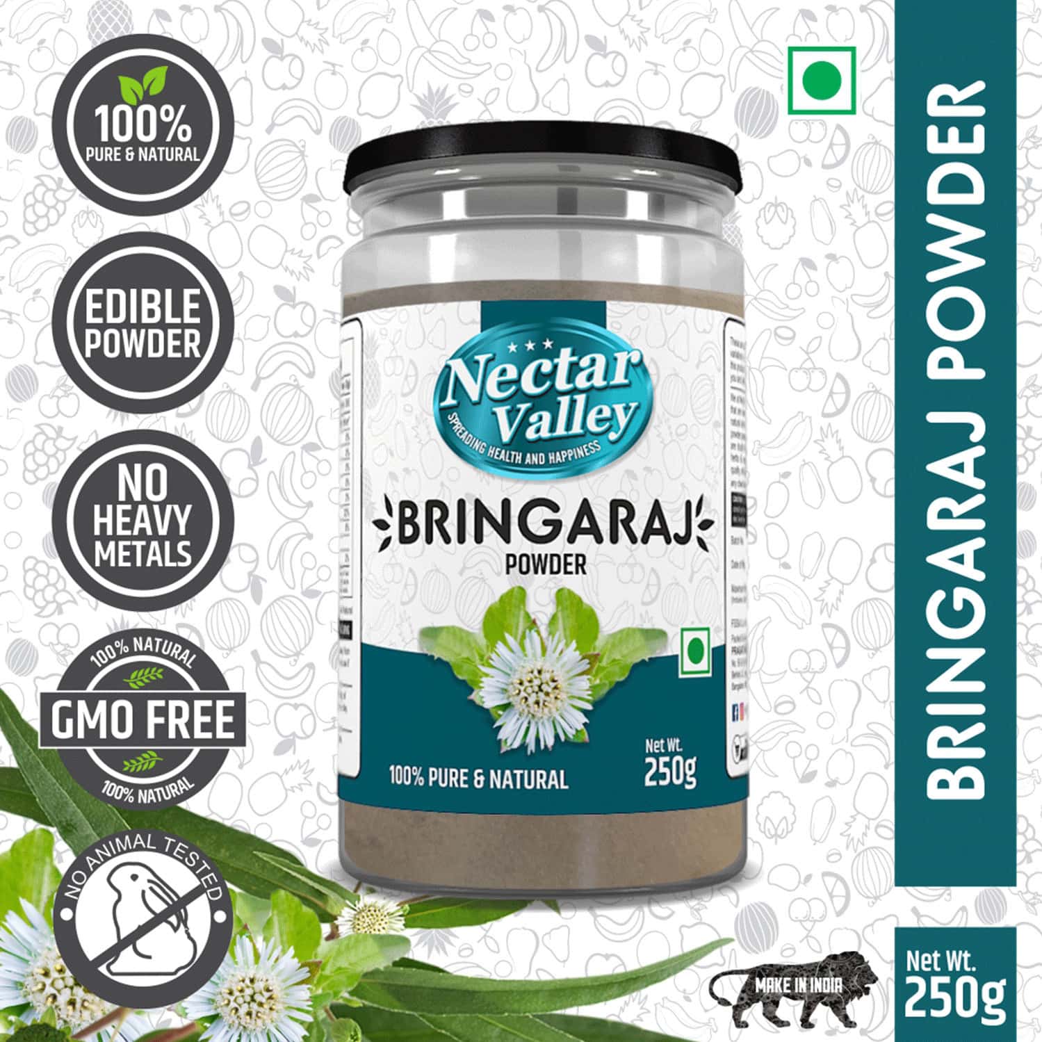 Buy NECTAR VALLEY BHRINGRAJA POWDER (ECLIPTA ALBA) PURE & ORGANICALLY ...