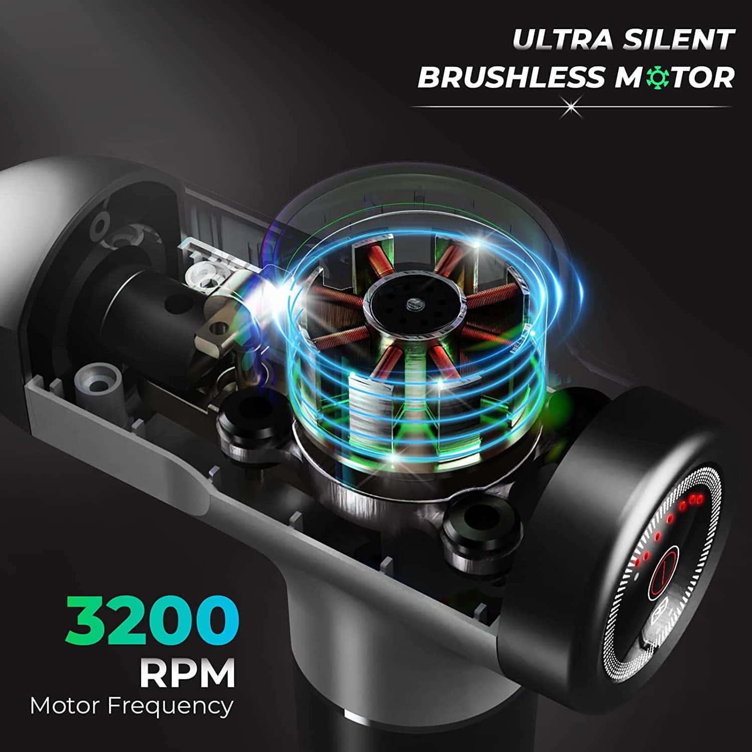 Buy BEATXP FLASH MASSAGE GUN, BODY MASSAGER MACHINE FOR PAIN RELIEF ...