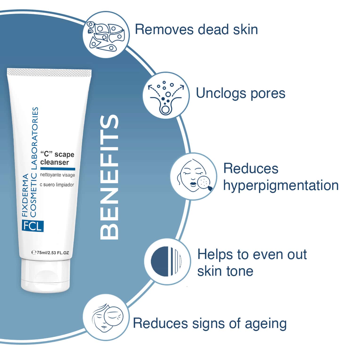 Buy FCL C SCAPE CLEANSER FOR GENTLE EXFOLIATION AND A BRIGHTENING FACE ...