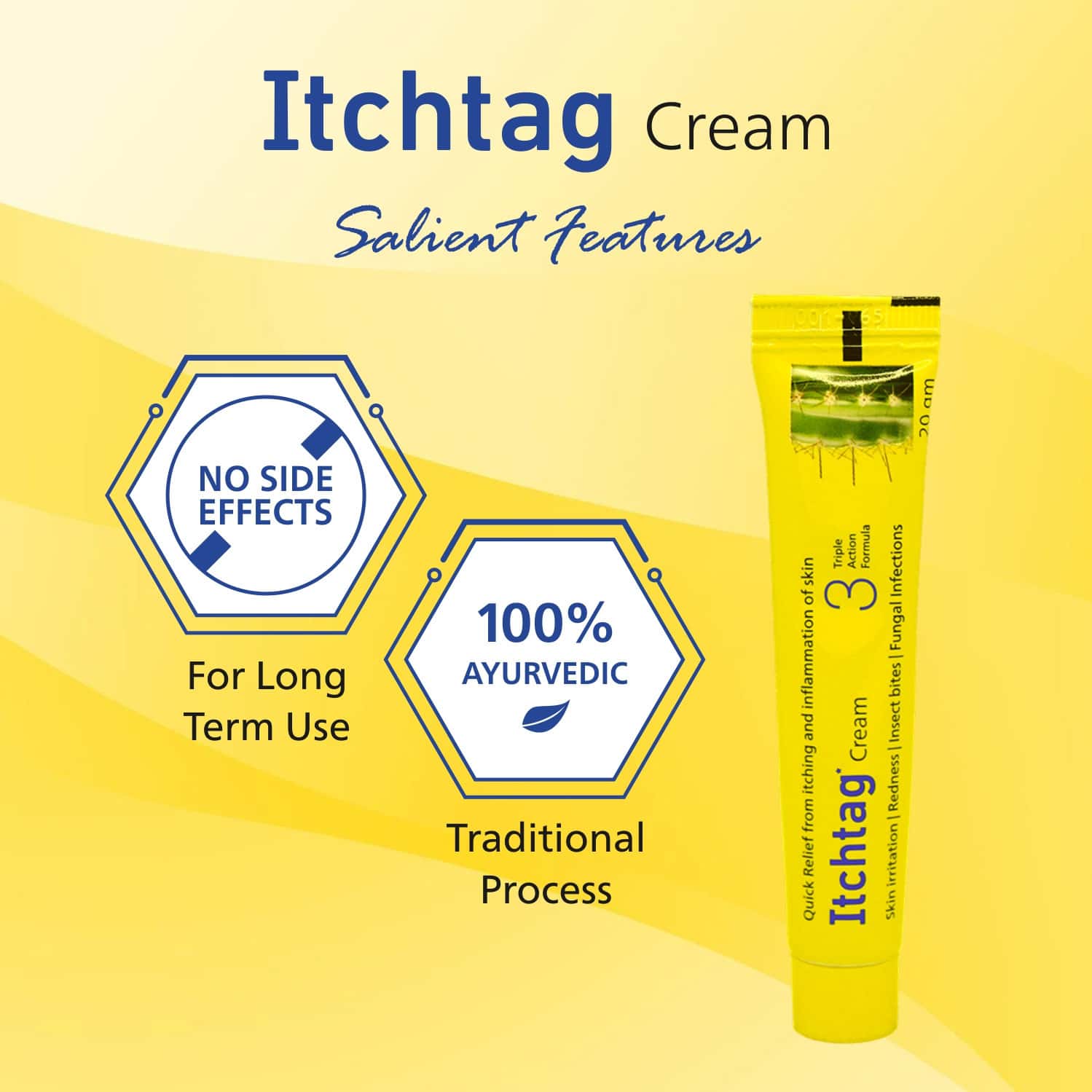 Buy ITCHTAG CREAM 20 GM | MULTI-PURPOSE CREAM FOR RASHES, ITCHY & SORE ...