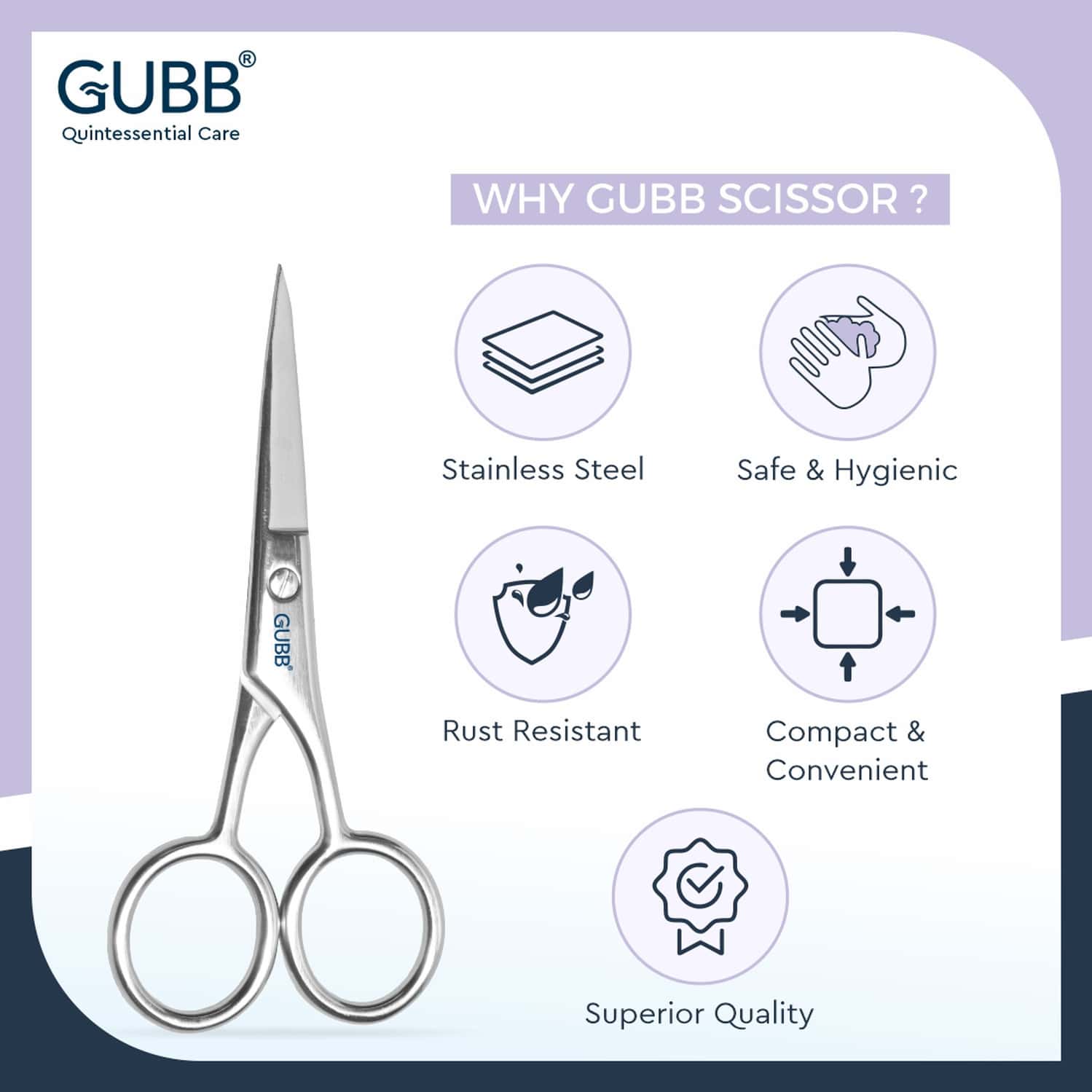 Buy GUBB GROOMING SCISSOR Online & Get Upto 60% OFF at PharmEasy