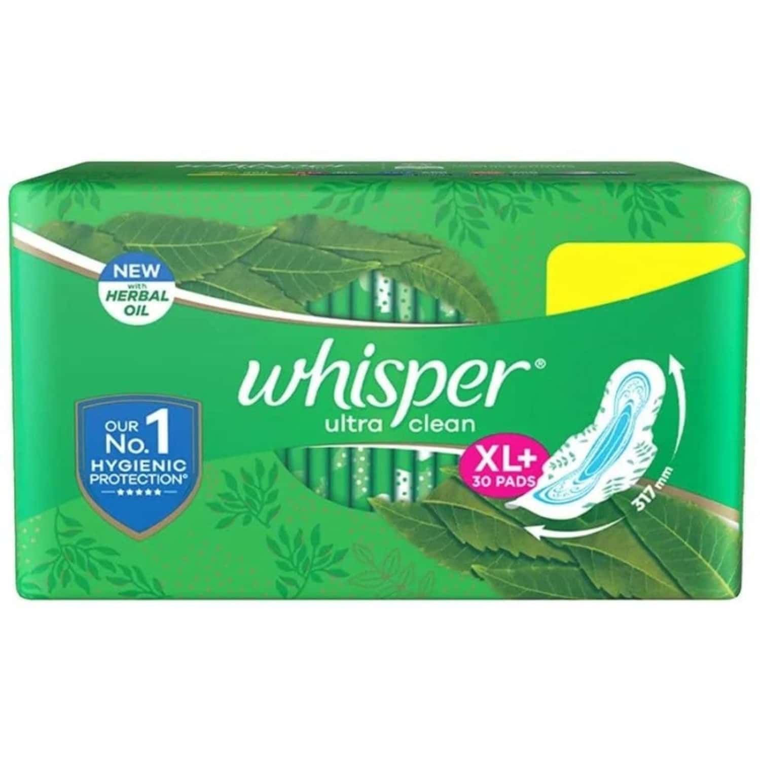 Buy WHISPER ULTRA CLEAN SANITARY PADS FOR WOMEN XL+ 30 + WHISPER ULTRA ...