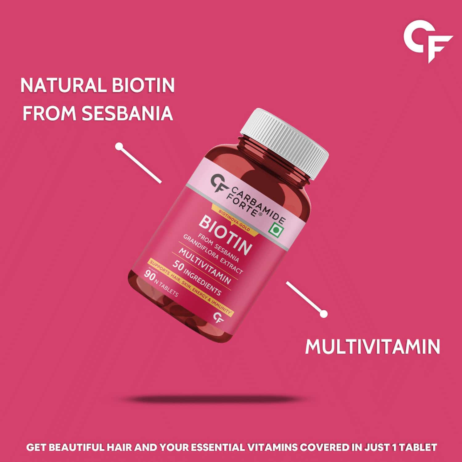 Buy CARBAMIDE FORTE BIOTIN SUPPLEMENT WITH 50 MULTIVITAMIN INGREDIENTS ...