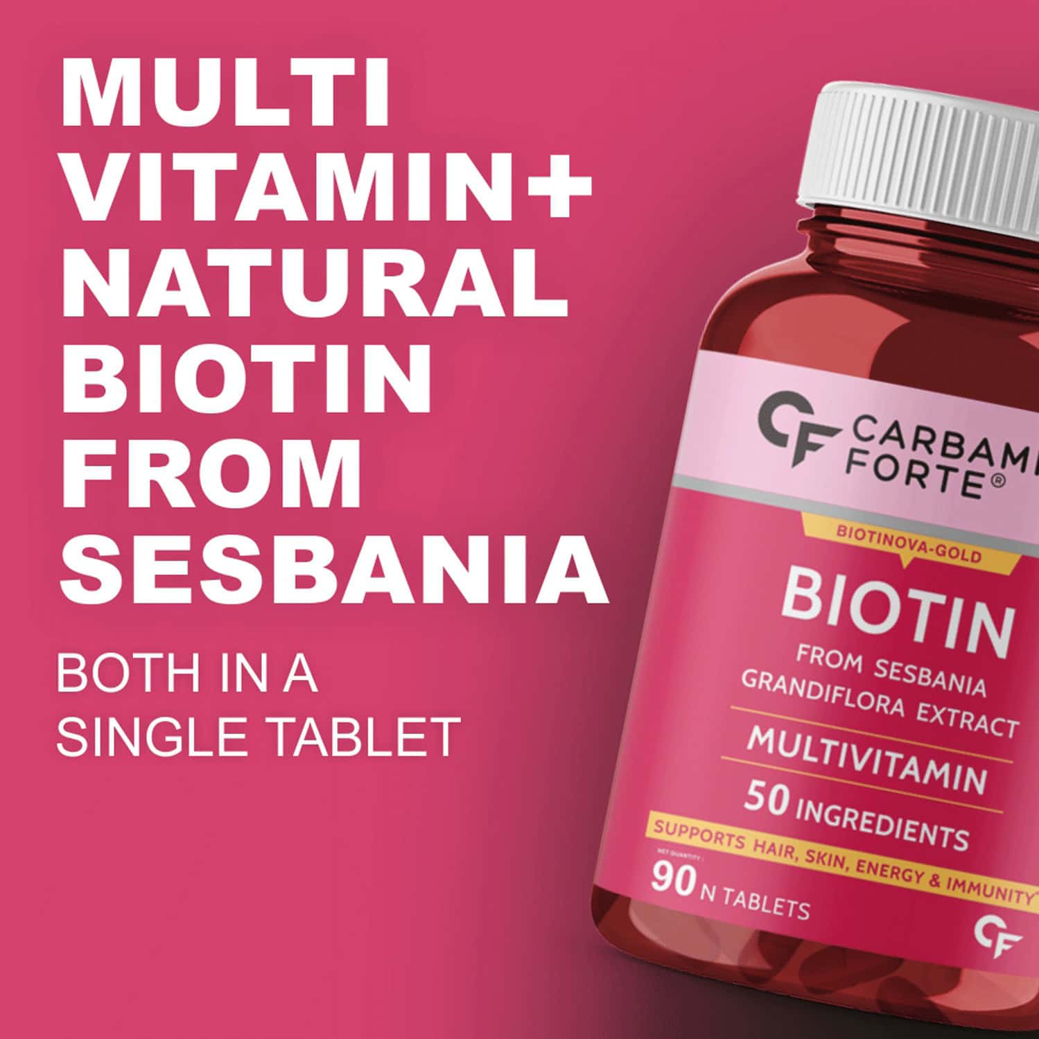 Buy CARBAMIDE FORTE BIOTIN SUPPLEMENT WITH 50 MULTIVITAMIN INGREDIENTS ...