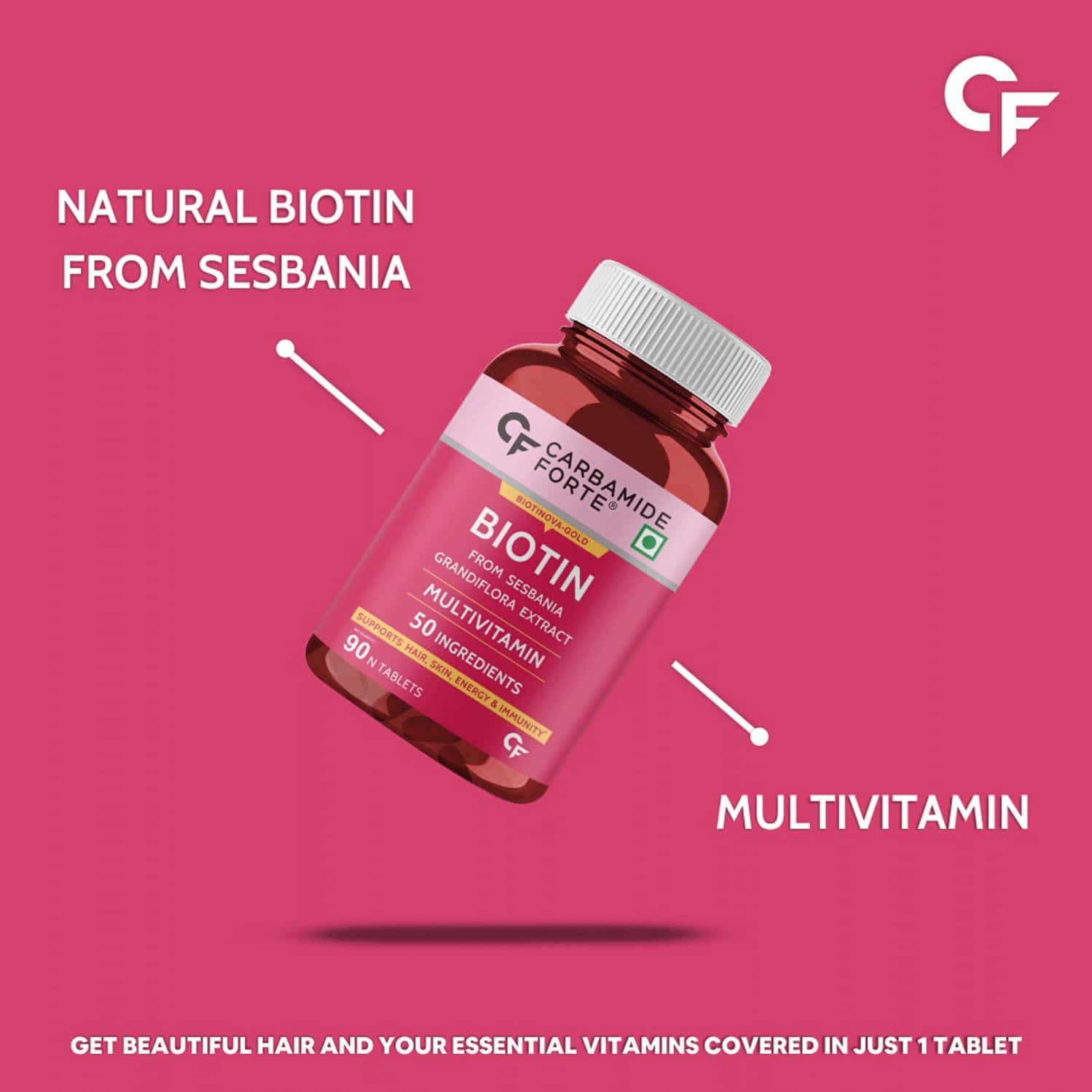 Buy CARBAMIDE FORTE BIOTIN SUPPLEMENT WITH 50 MULTIVITAMIN INGREDIENTS ...