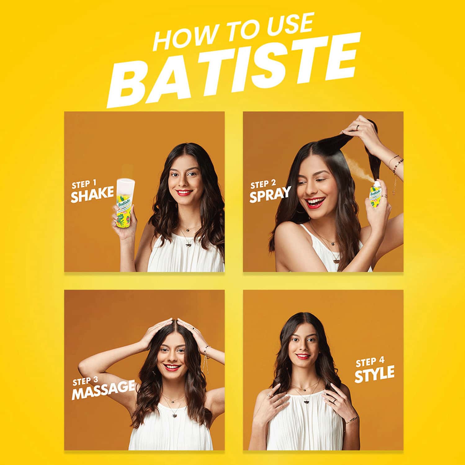 Buy BATISTE INSTANT HAIR REFRESH DRY SHAMPOO - COCONUT & EXOTIC ...