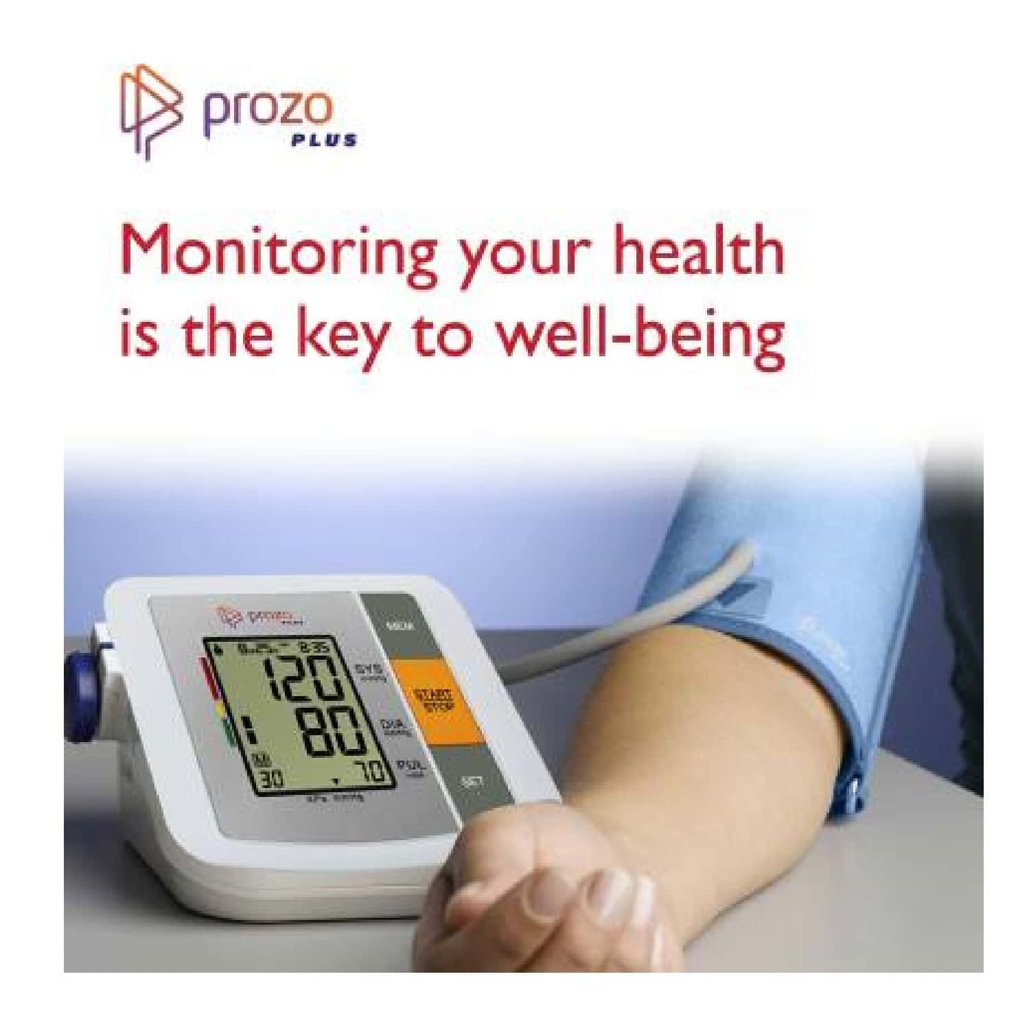 Buy PROZO PLUS FULLY AUTOMATIC UPPER ARM BLOOD PRESSURE MONITOR BP ...