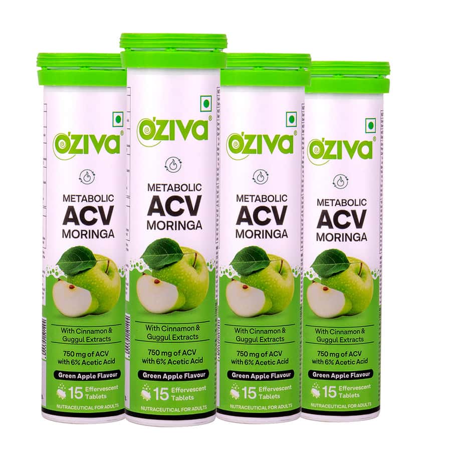 Buy OZIVA ACV MORINGA FOR WEIGHT LOSS | 3-IN-1 FAT OXIDATION FORMULA ...