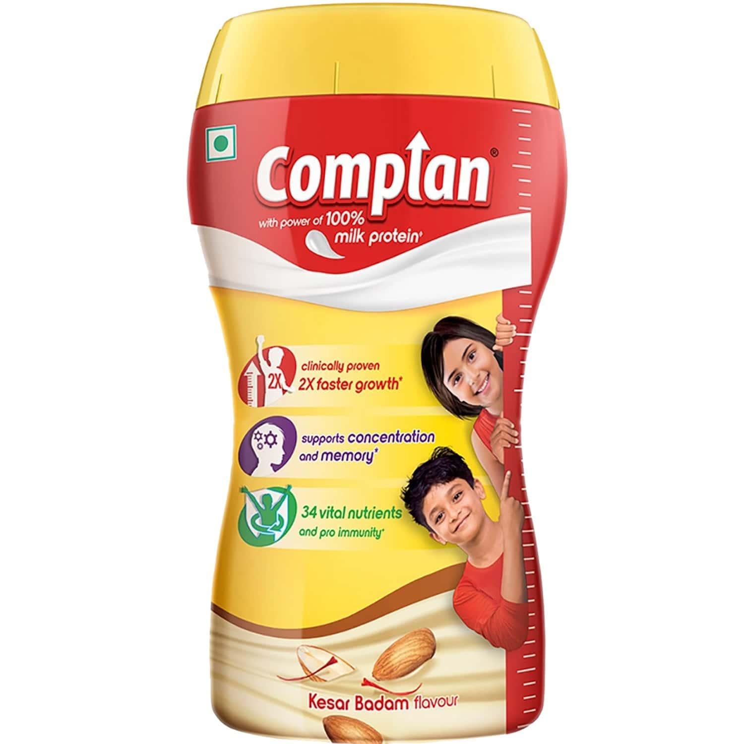 Buy COMPLAN NUTRITION AND HEALTH DRINK KESAR BADAM 500G, JAR Online ...