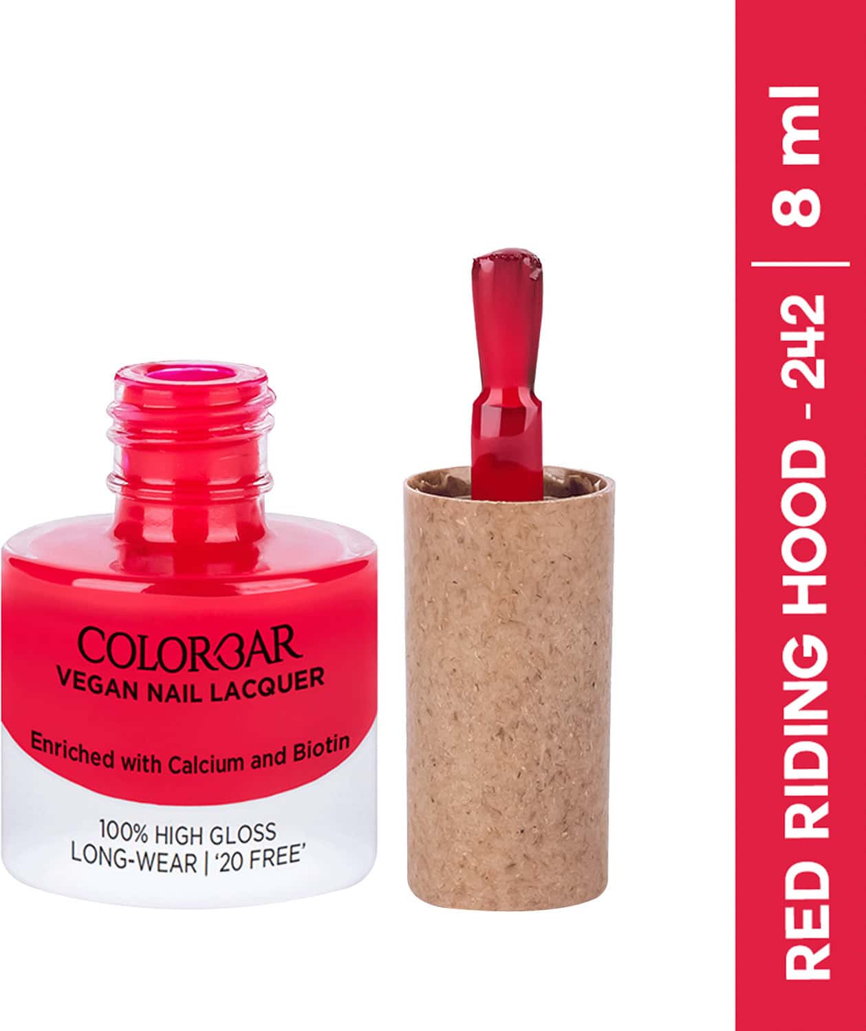 Buy COLORBAR MATTE NAIL LACQUER RED RIDING HOOD 8 ML Online & Get Upto ...