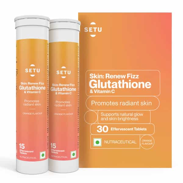 Buy SETU SKIN RENEW - 30 EFFERVESCENT TABLETS | GLUTATHIONE WITH ...
