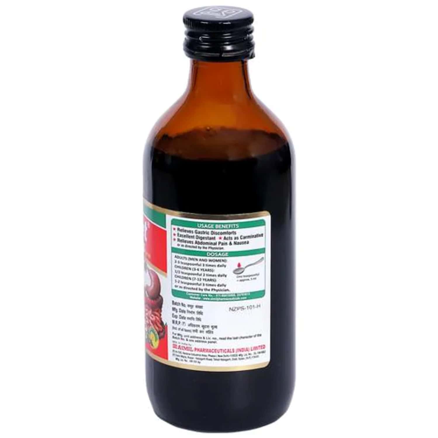 Buy ZYMNET PLUS LEMON AND MINT FLAVOUR BOTTLE OF 200ML SYRUP Online ...
