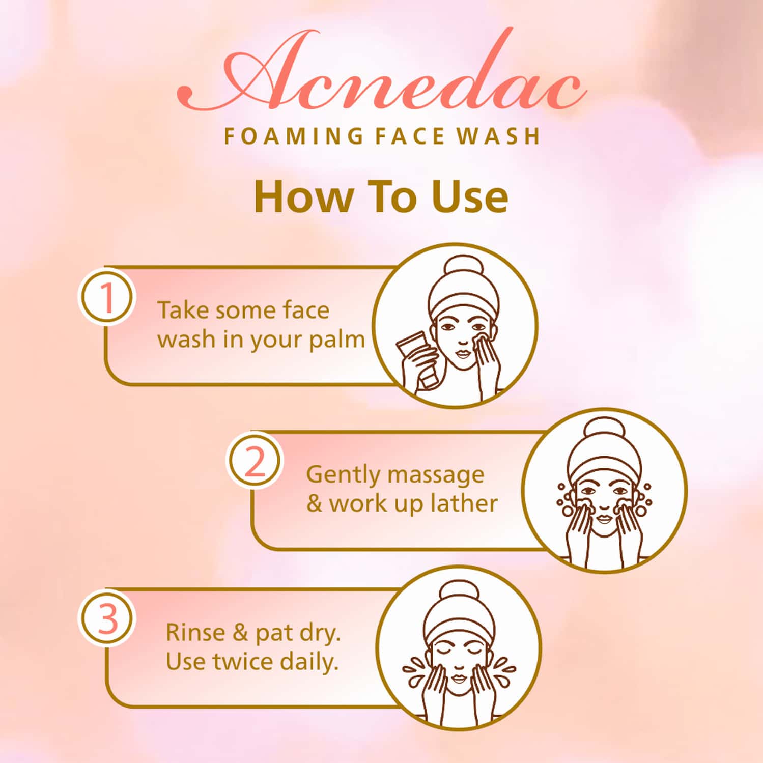 Buy ACNEDAC ANTIACNE & ANTIPIMPLE FOAMING FACE WASH 100 ML | SALICYLIC ...