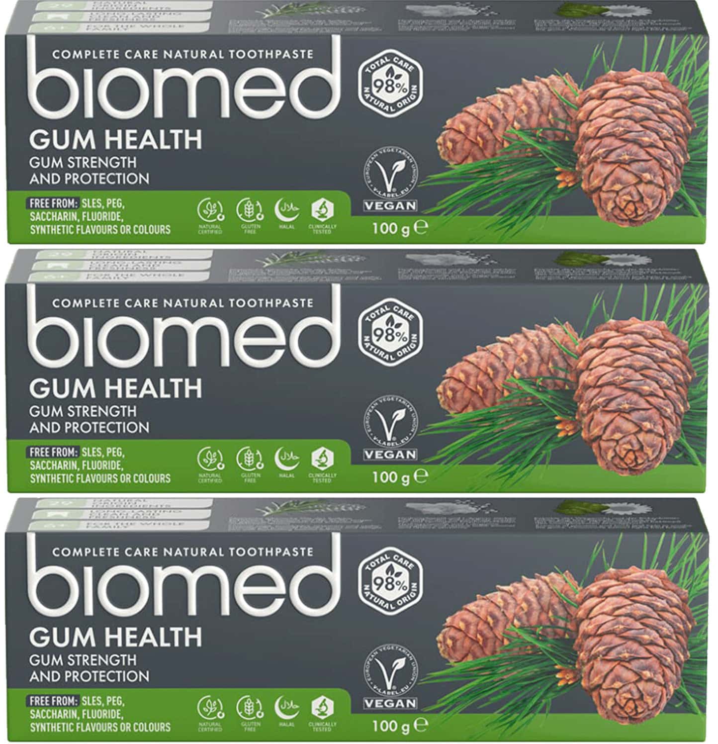 Buy BIOMED COMPLETECARE GUM HEALTH TOOTHPASTE - 100GMS (PACK OF 3 ...