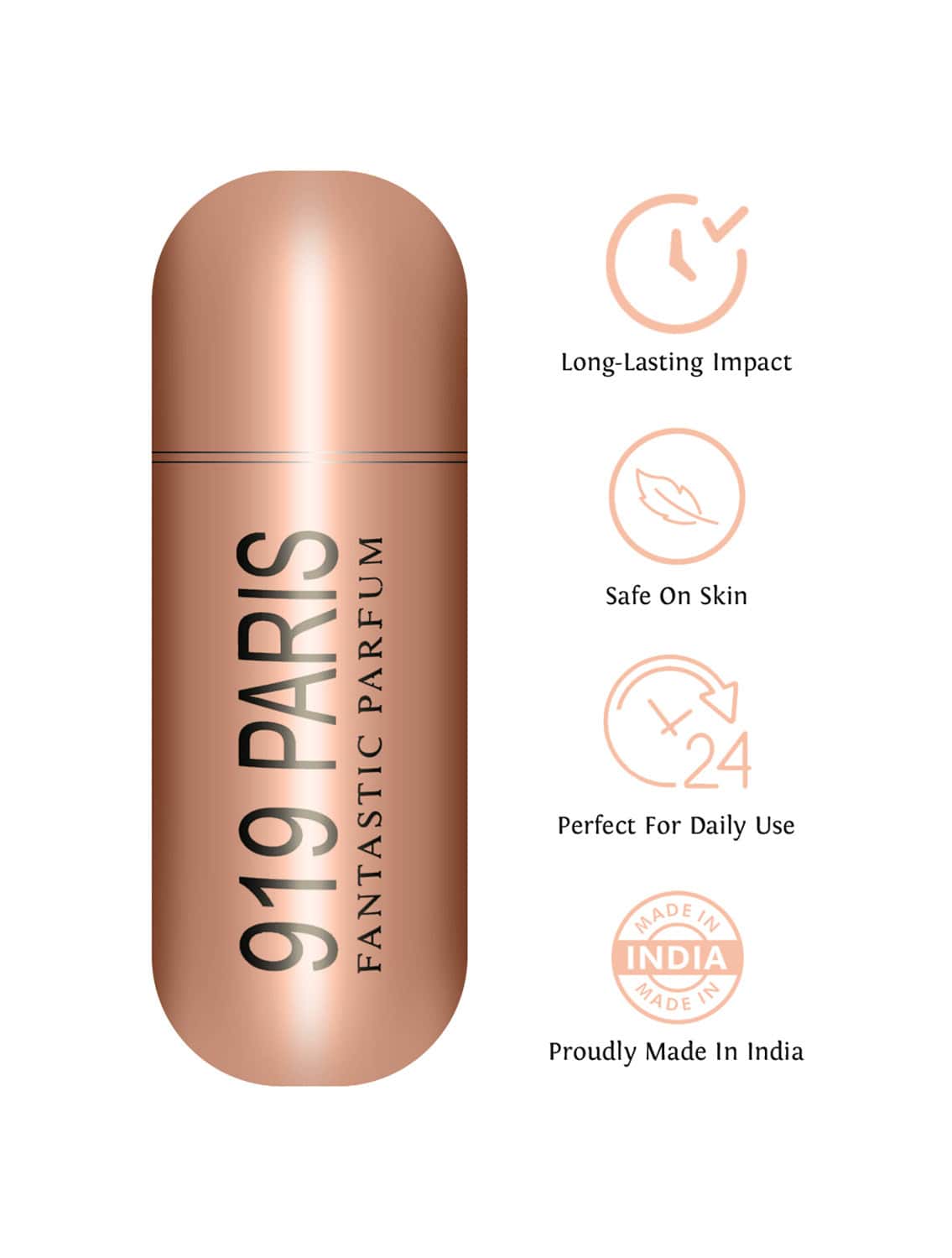 Buy SWEET HEART 919 PARIS ROSE GOLD EAU DE PERFUME, 50ML Online & Get ...