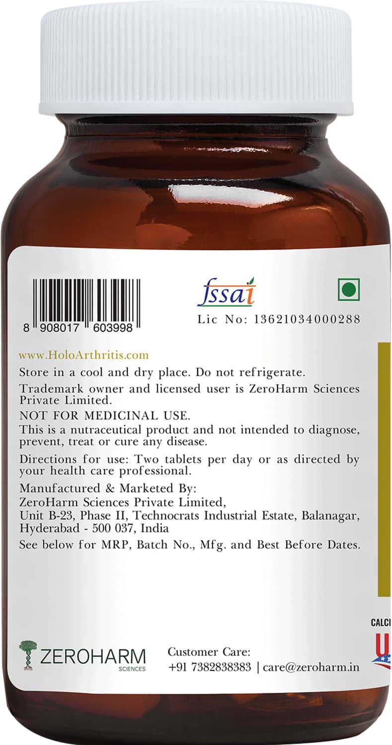 Buy ZEROHARM HOLO ARTHRITIS-FOR KNEE & JOINT SUPPORT NECK & BACK PAIN ...