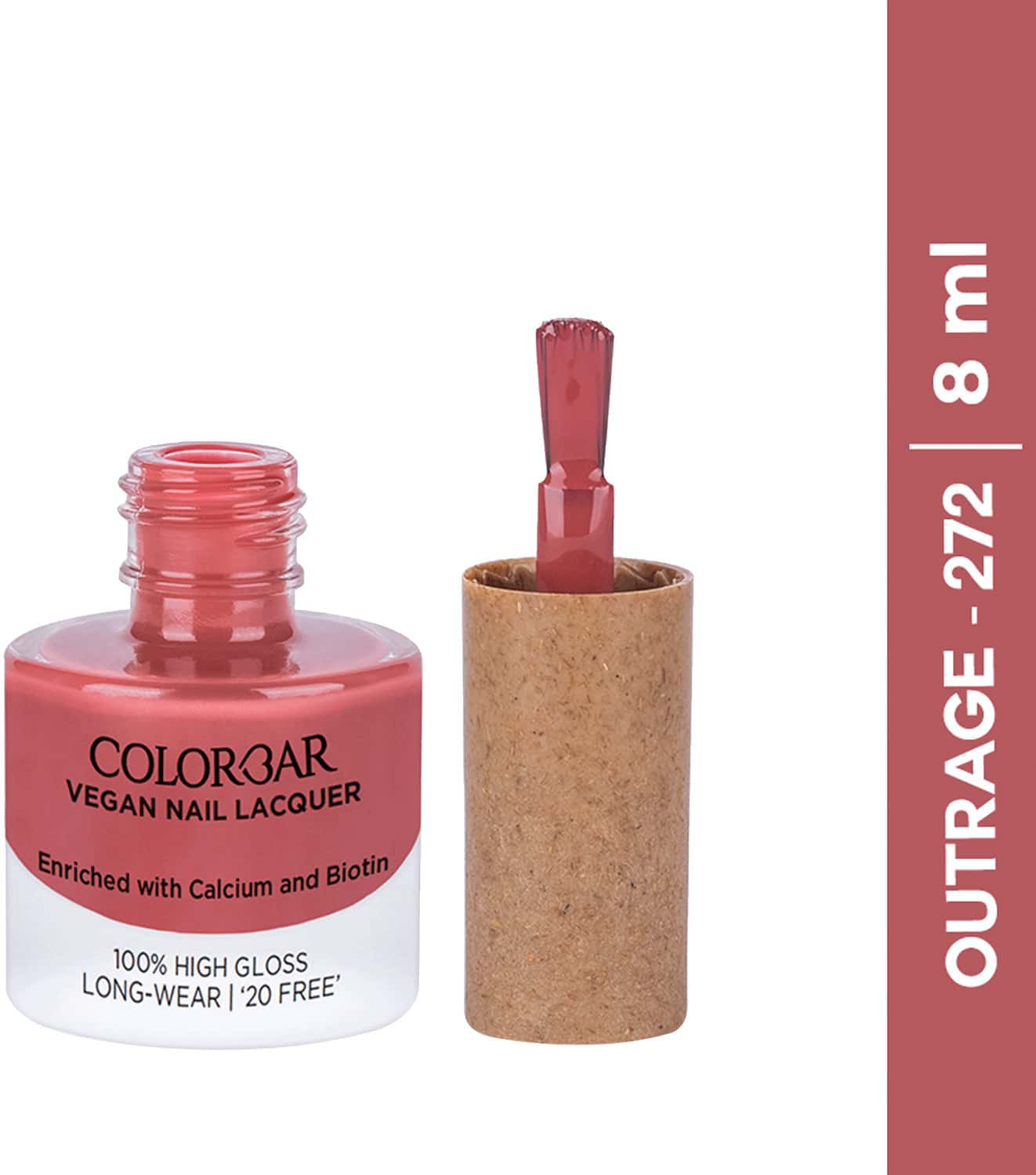 Buy COLORBAR VEGAN NAIL LACQUER OUTRAGE 8 ML Online & Get Upto 60% OFF ...