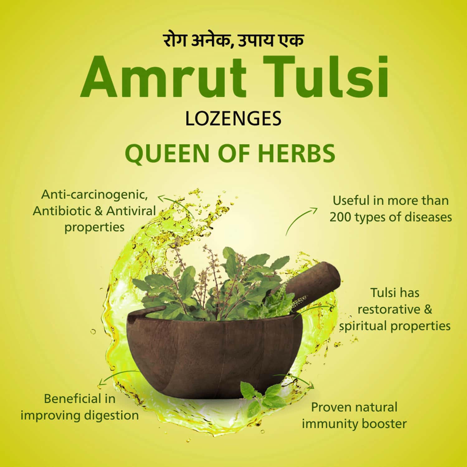 Buy AMRUT TULSI LOZENGES (GINGER MINT 10 STRIPS) Online & Get Upto 60% ...