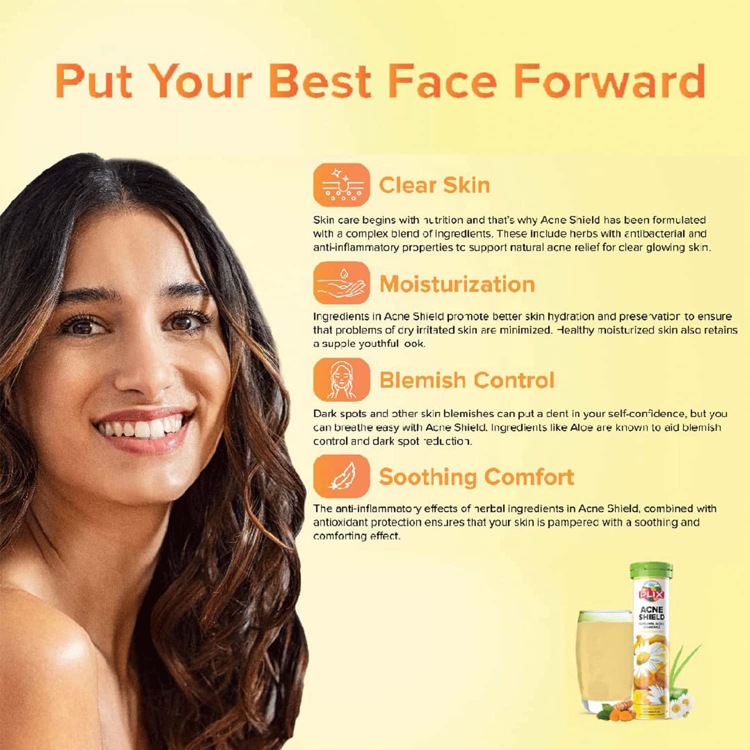 Buy PLIX ACNE SHIELD 15 EFFERVESCENT TABLETS - PACK OF 1 MANGO TWIST ...