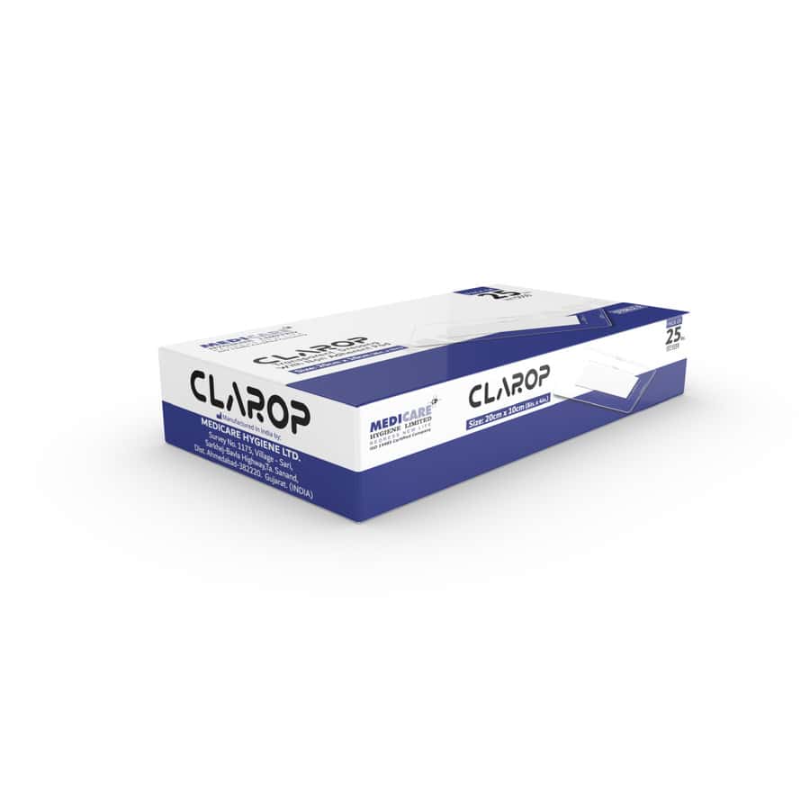 Buy MEDICA CLAROP TRANSPARENT DRESSING WITH NON ADHERENT PAD 10CM X ...