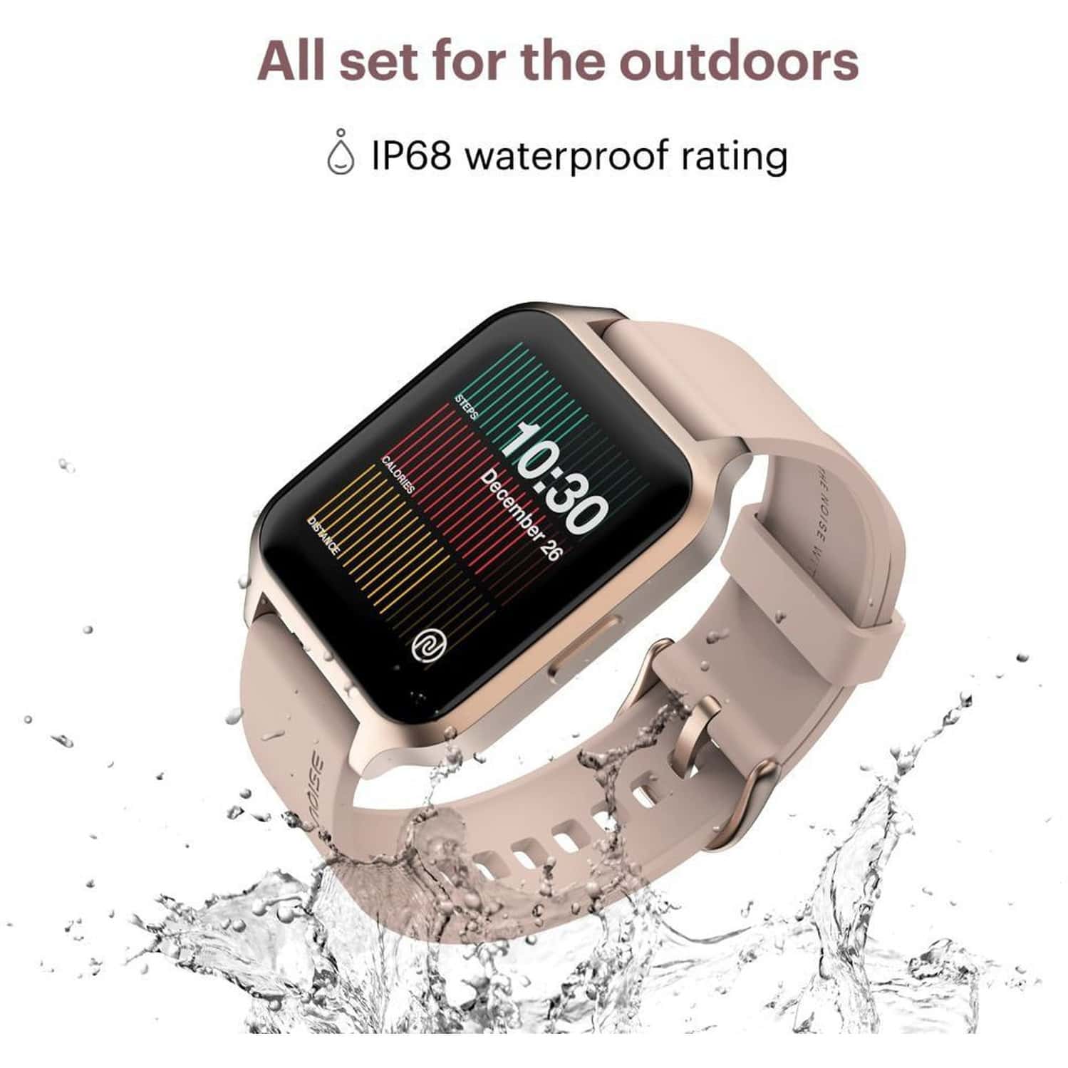 Buy NOISE COLORFIT BRIO SMARTWATCH (PINK) Online & Get Upto 60% OFF at ...