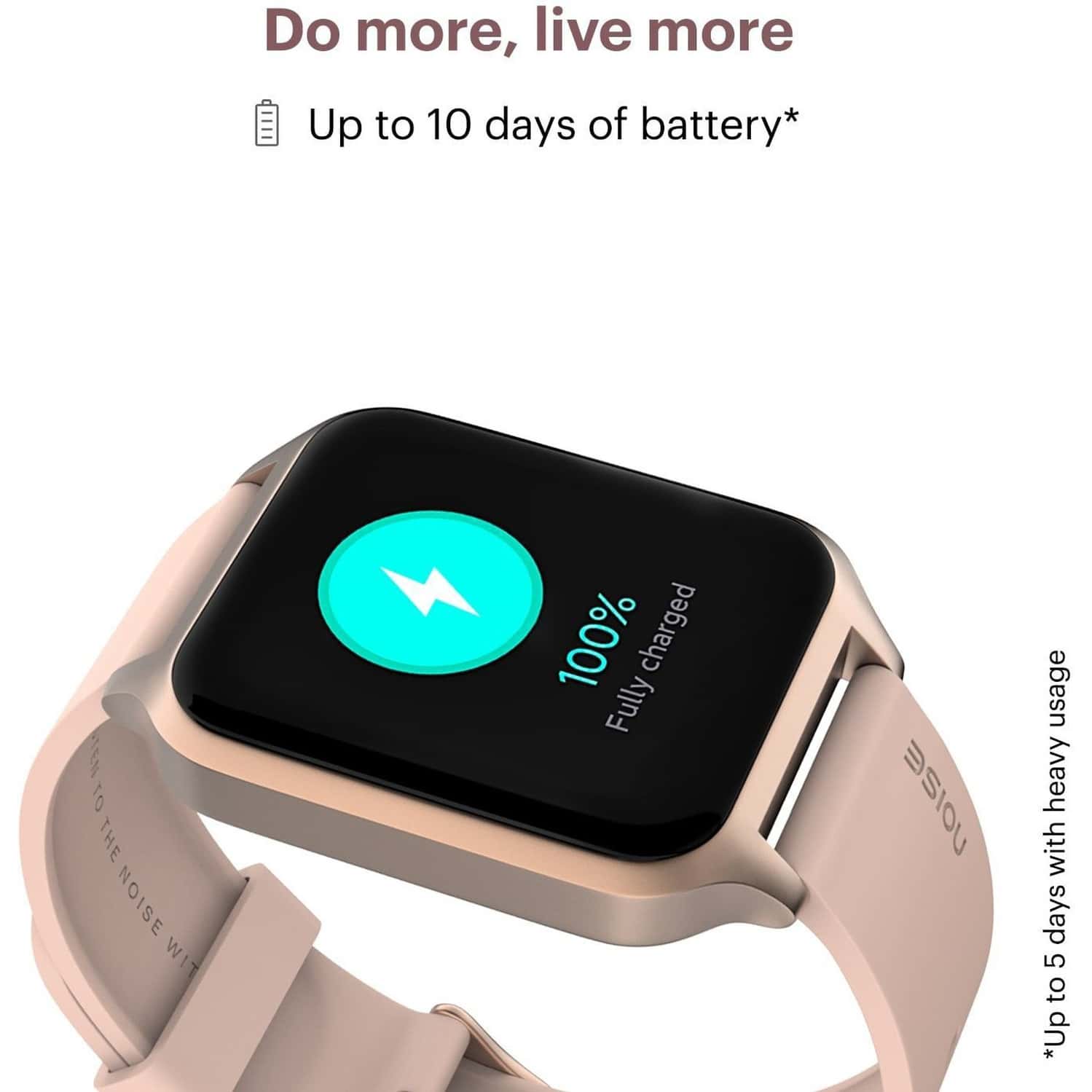 Buy NOISE COLORFIT BRIO SMARTWATCH (PINK) Online & Get Upto 60% OFF at ...