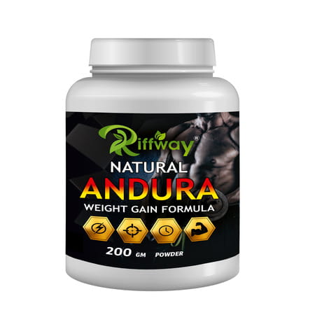 Buy RIFFWAY NATURAL ANDURA WEIGHT GAIN POWDER (2X200GM) Online & Get ...
