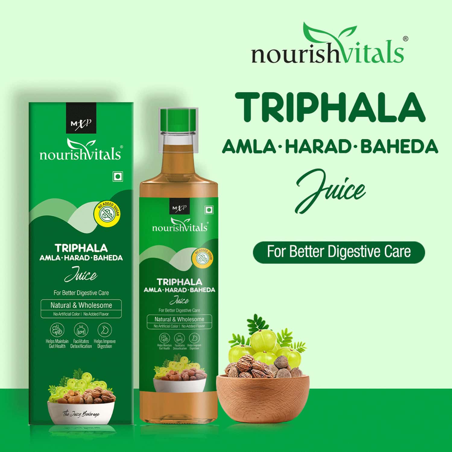 Buy NOURISHVITALS TRIPHALA - AMLA HARAD BAHEDA JUICE FOR BETTER ...