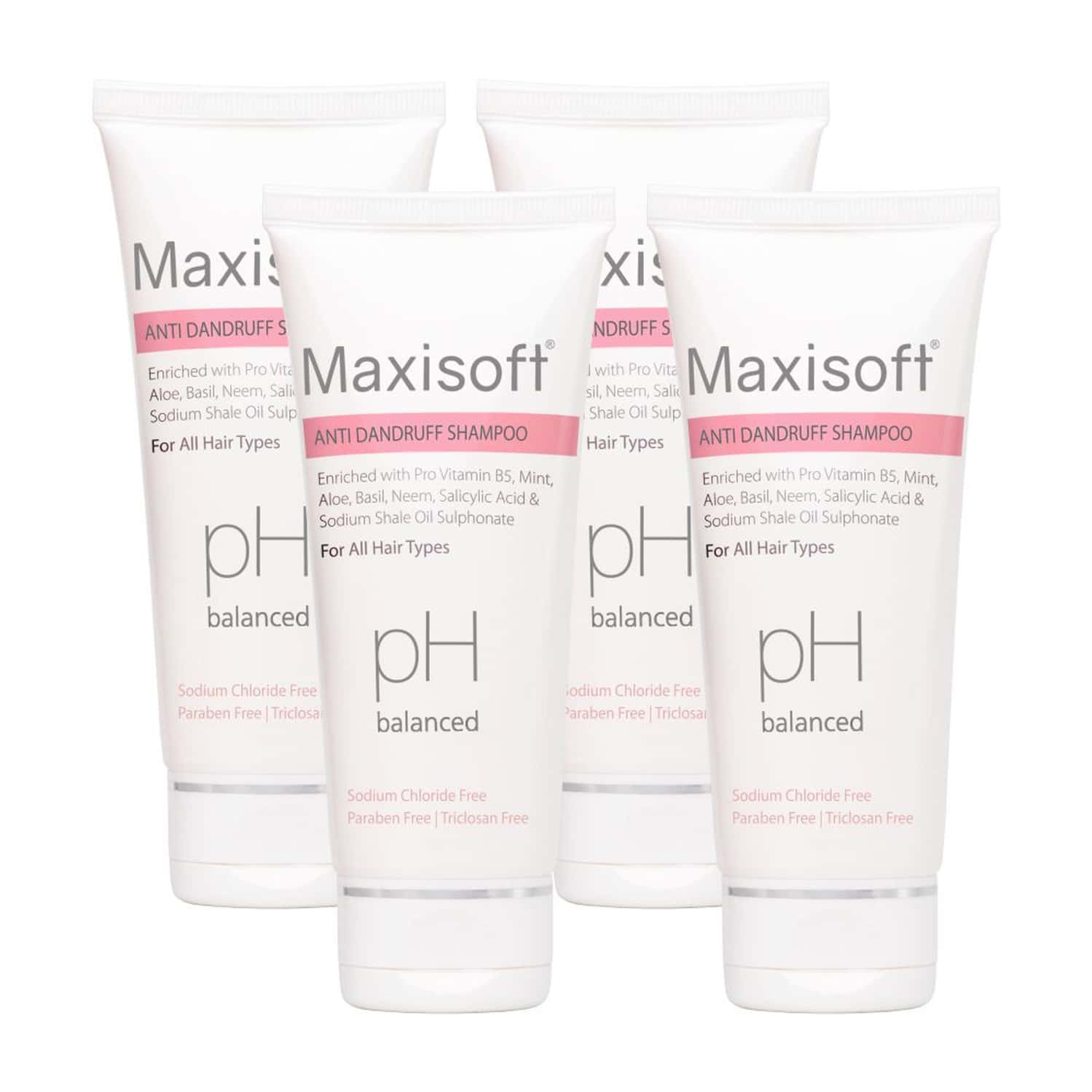 Buy MAXISOFT ANTI-DANDRUFF SHAMPOO 100 ML | ALOE, MINT & NEEM ...