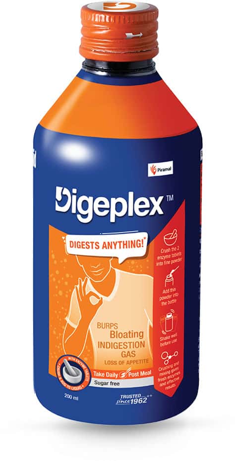 Buy DIGEPLEX DIGESTION LIQUID SUGAR FREE BOTTLE OF 200ML Online & Get ...