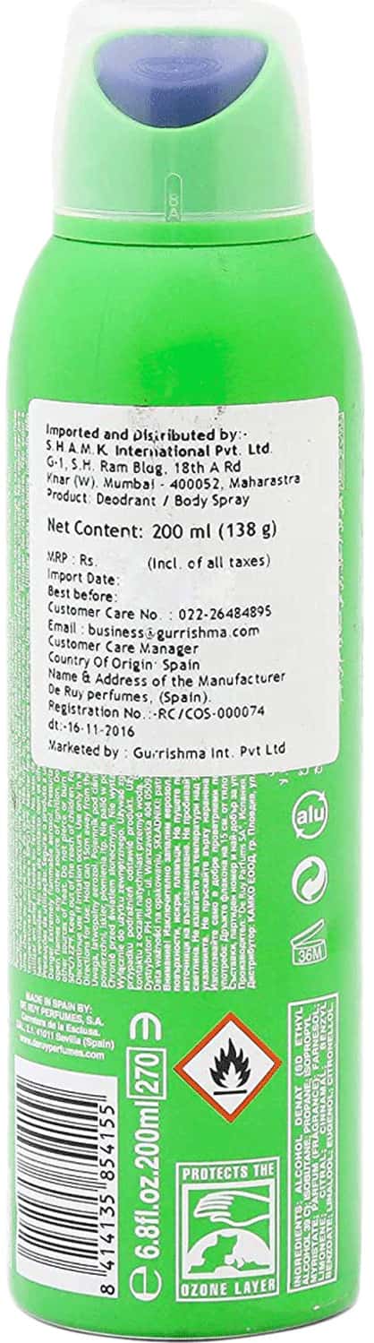 Buy NIKE GREEN MAN DEODORANT 200ML Online & Get Upto 60% OFF at PharmEasy