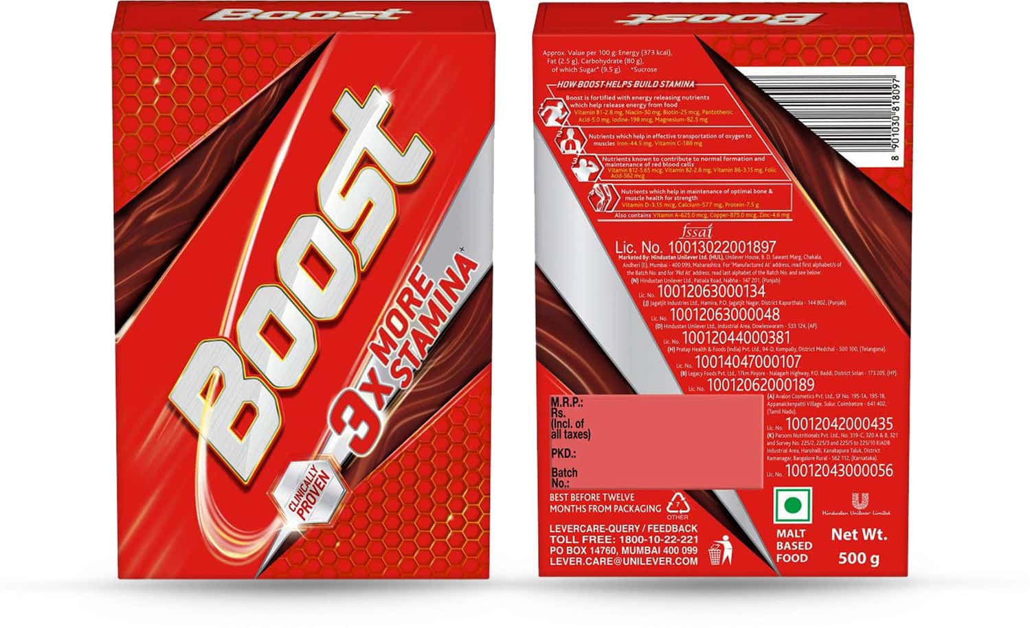 Buy BOOST ENERGY & NUTRITION DRINK POUCH - 500 GM Online & Get Upto 60% ...