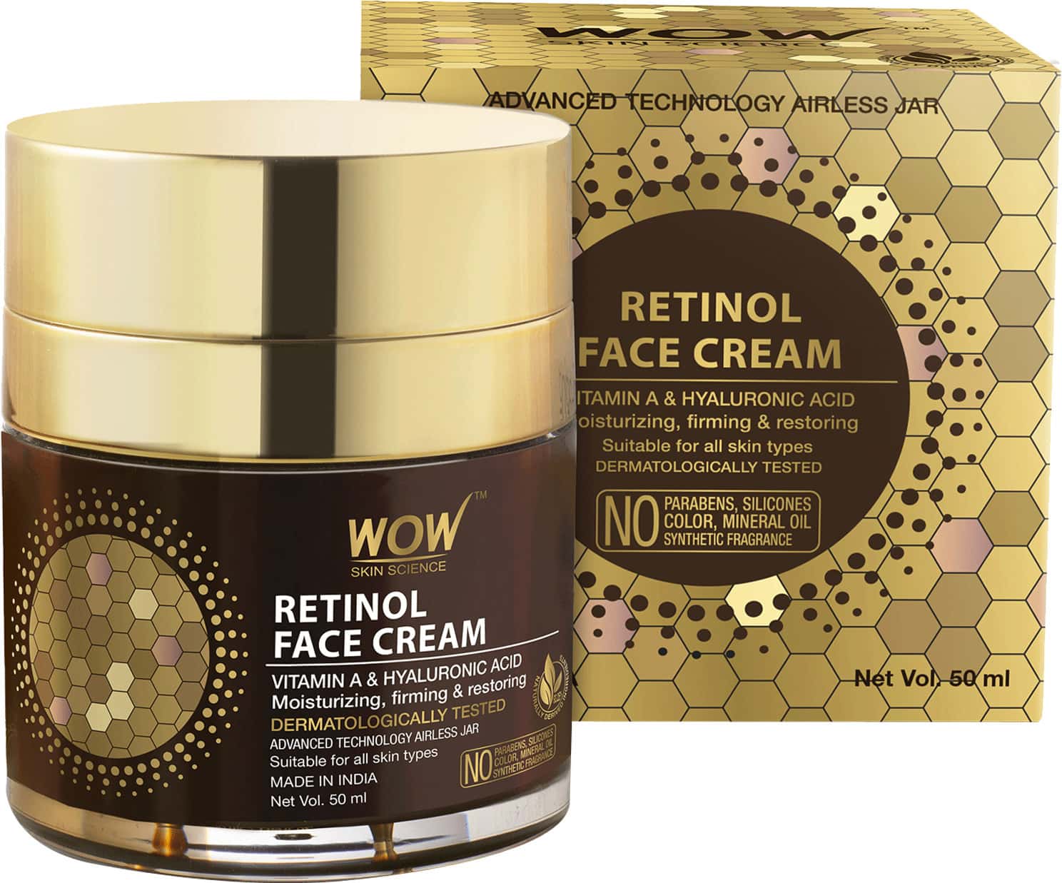 Buy WOW SKIN SCIENCE RETINOL FACE CREAM - 50 ML Online & Get Upto 60% ...