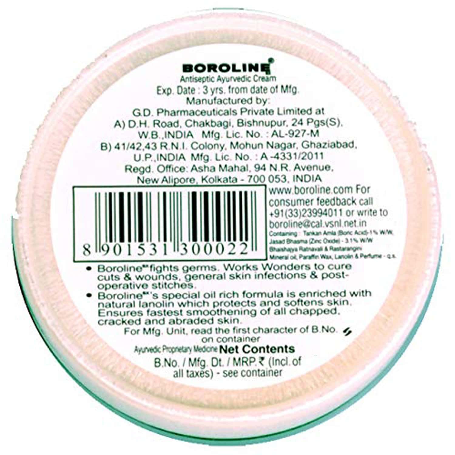 Buy Boroline Sx Antiseptic Ayurvedic Cream 20 Gm Online & Get Upto 60% ...