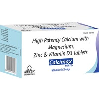 Buy CALCIMAX FORTE - HEALTH SUPPLEMENT (500 MG OF CALCIUM) - 30 TABLETS ...