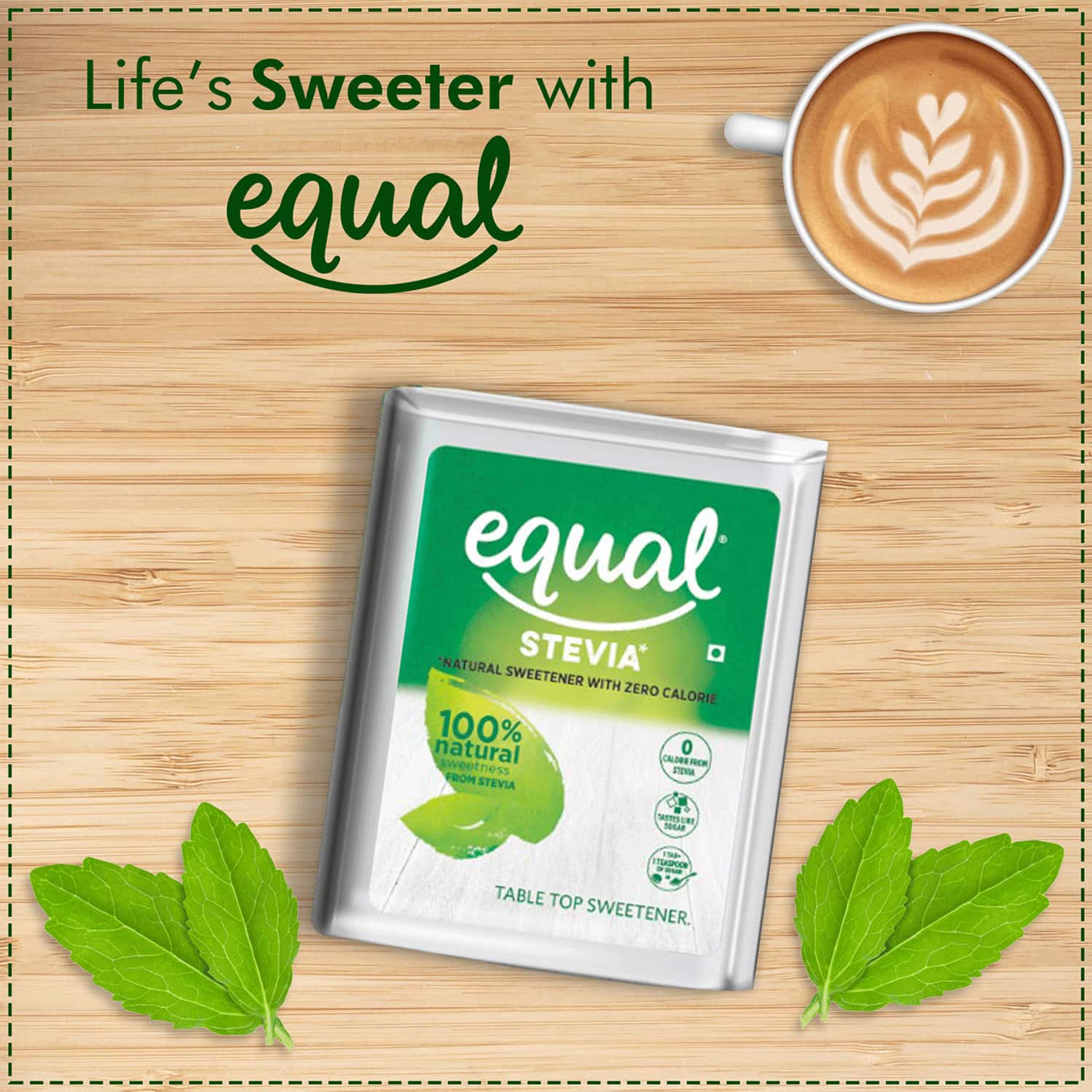 Buy EQUAL STEVIA NATURAL SWEETENER, SUGAR FREE, 300 TABLETS, PACK OF 2 ...