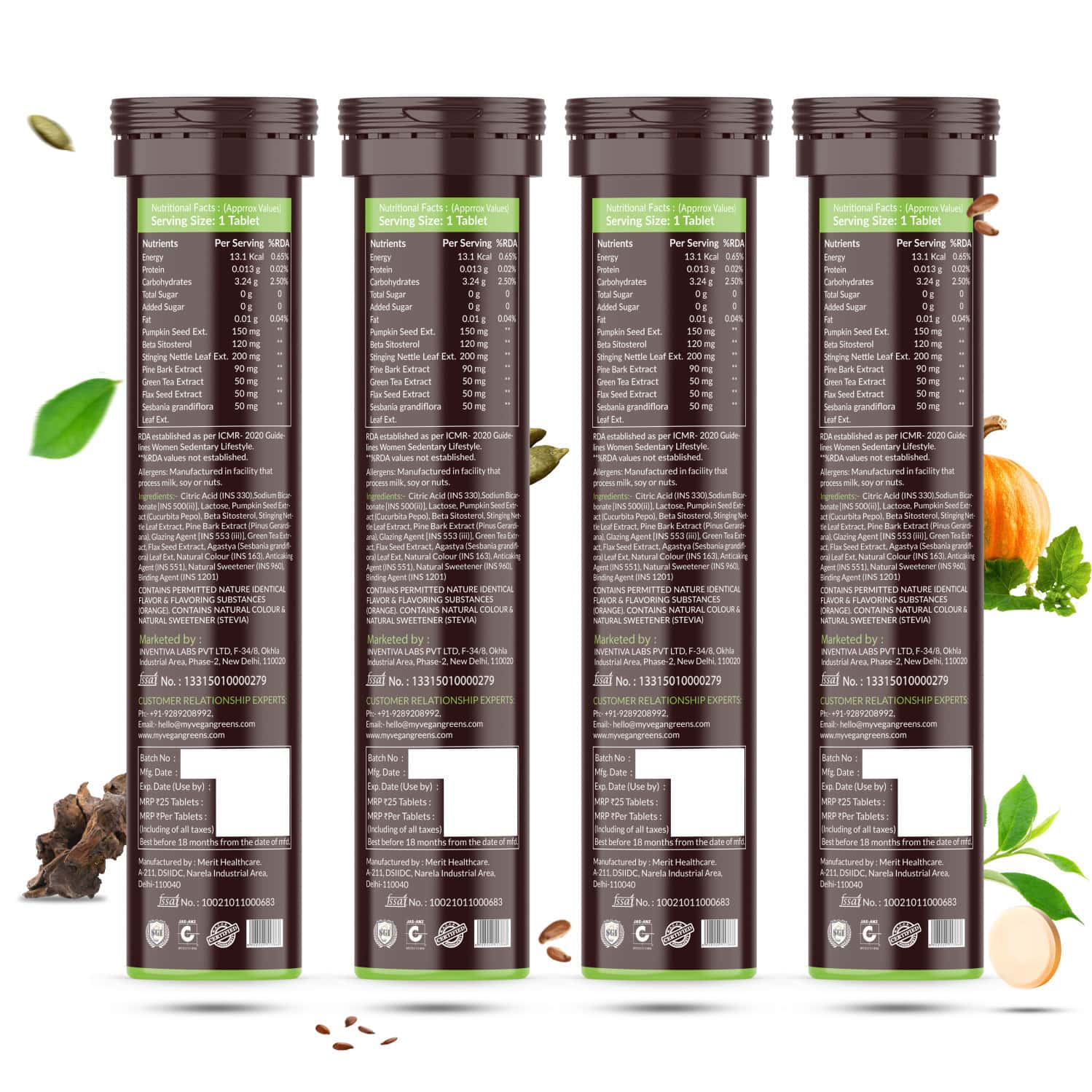 Buy VEGAN GREENS PLANT BASED DHT BLOCKER WITH BIOTIN, OMEGA 3, STINGING ...