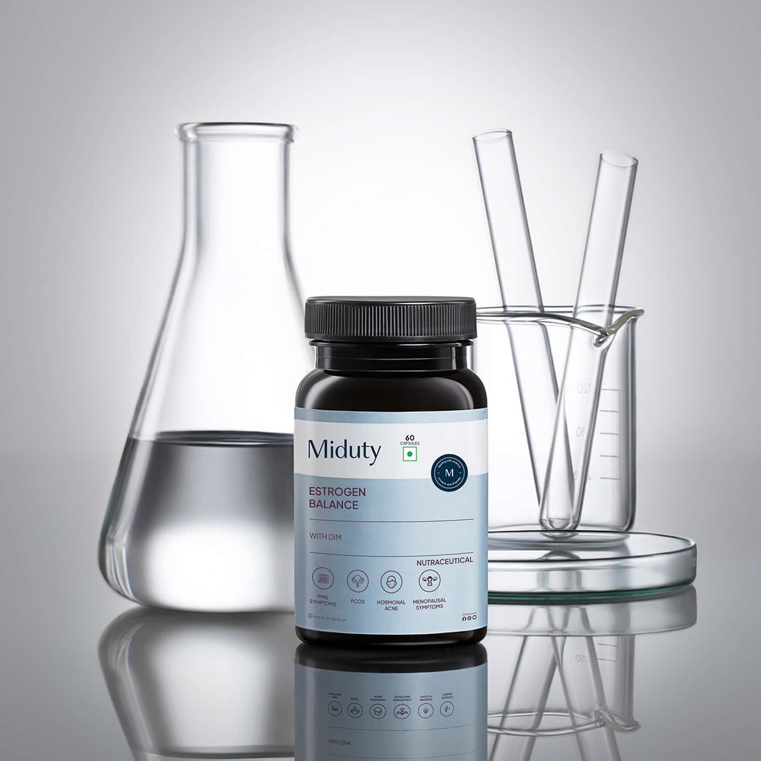 Buy MIDUTY PALAK NOTES ESTROGEN BALANCE SUPPLEMENT FOR WOMEN - 60 ...