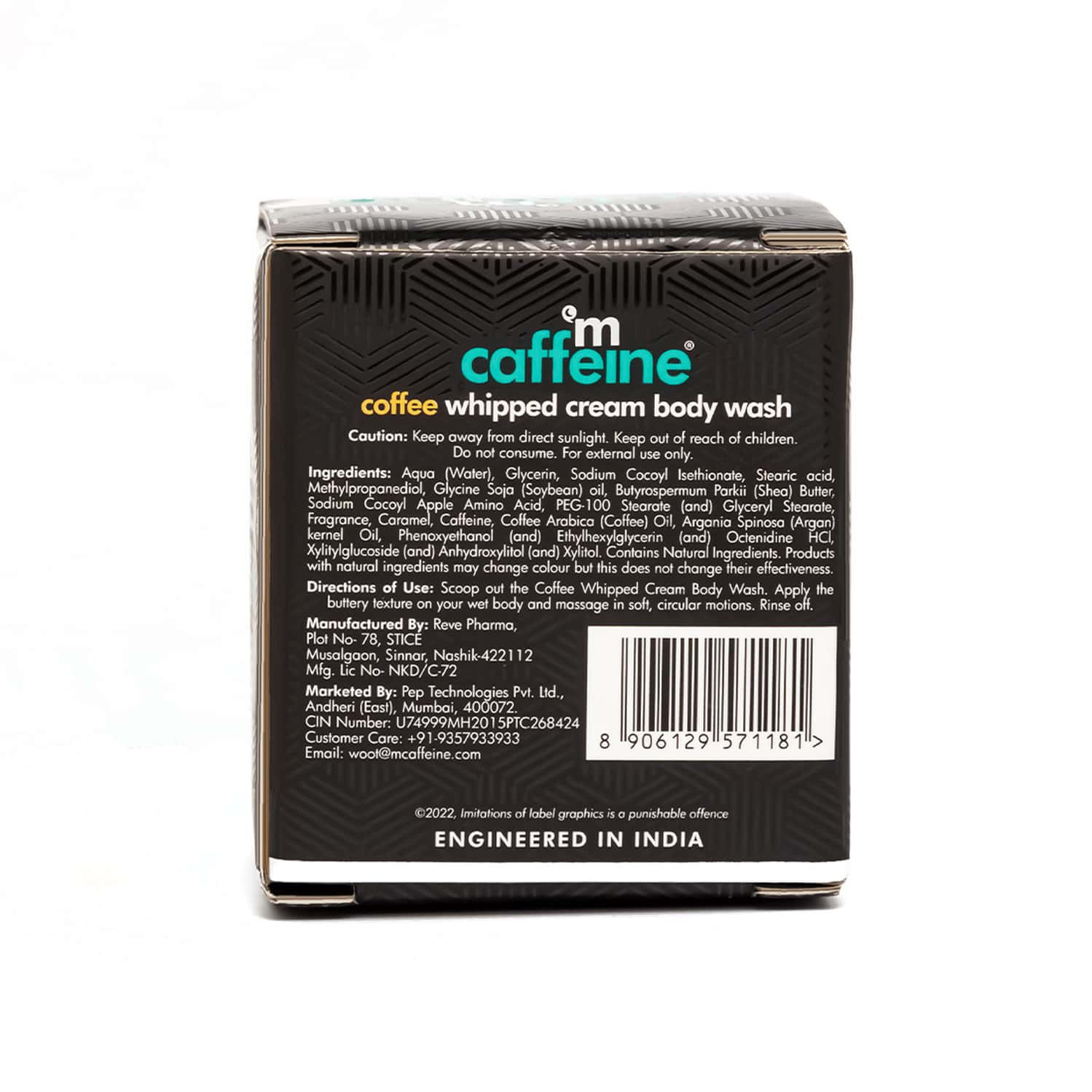 Buy MCAFFEINE COFFEE WHIPPED CREAM BODY WASH (DEEP NOURISHMENT FOR SOFT ...