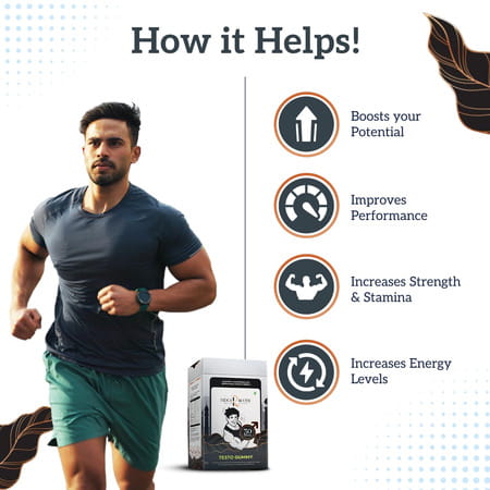 Buy INDUS ROOTS TESTO GUMMY FOR MEN 90 COUNT | FENUGREEK EXTRACT ...
