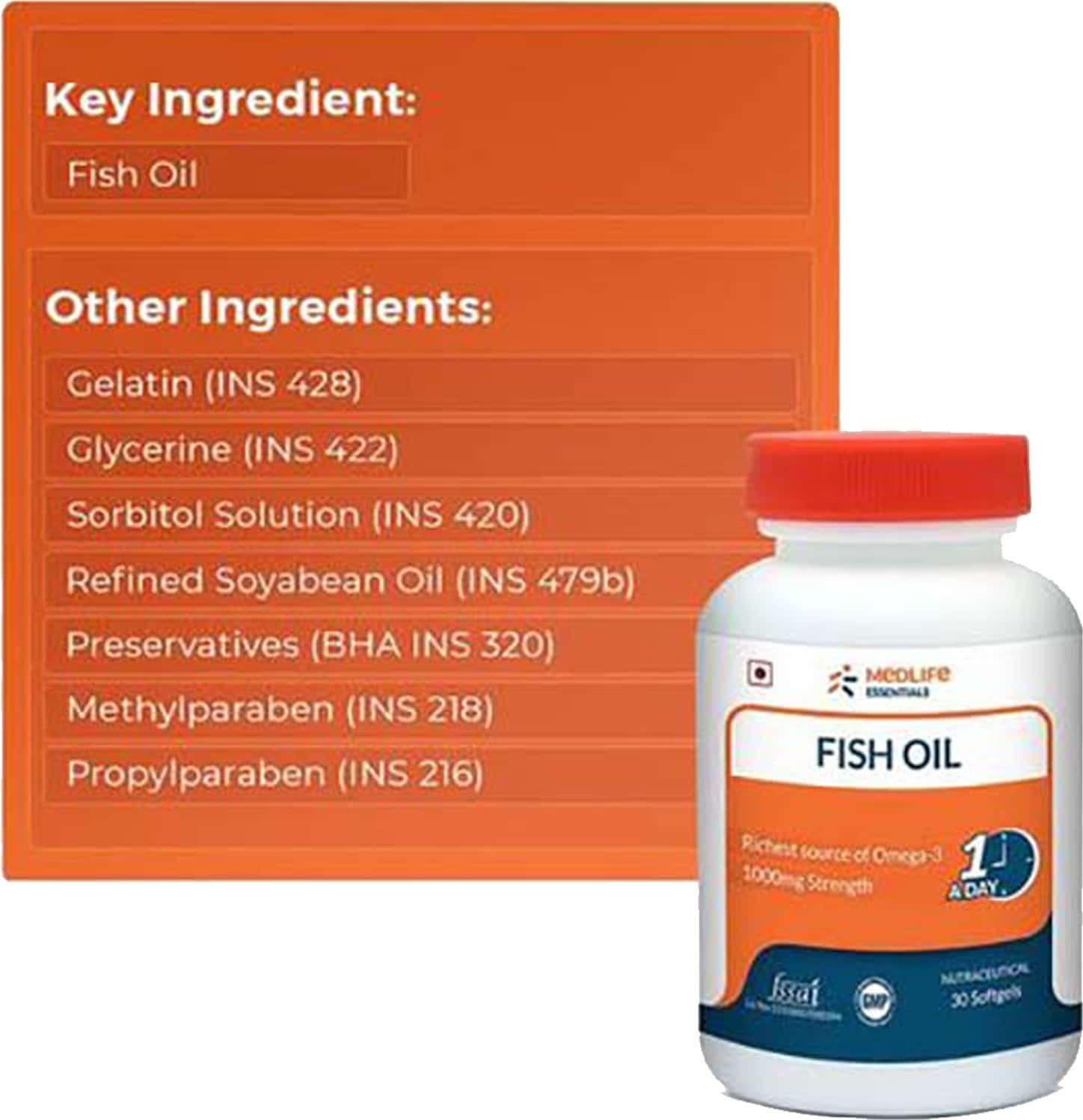 Buy MEDLIFE ESSENTIALS FISH OIL SOFTGEL 30 Online & Get Upto 60% OFF at ...