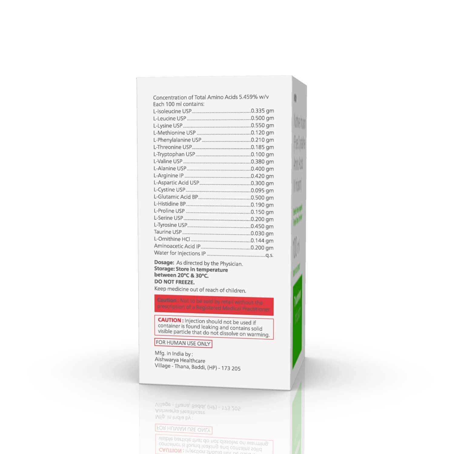 Buy TRUAMINO INFUSION 100 ML Online & Get Upto 60% OFF at PharmEasy