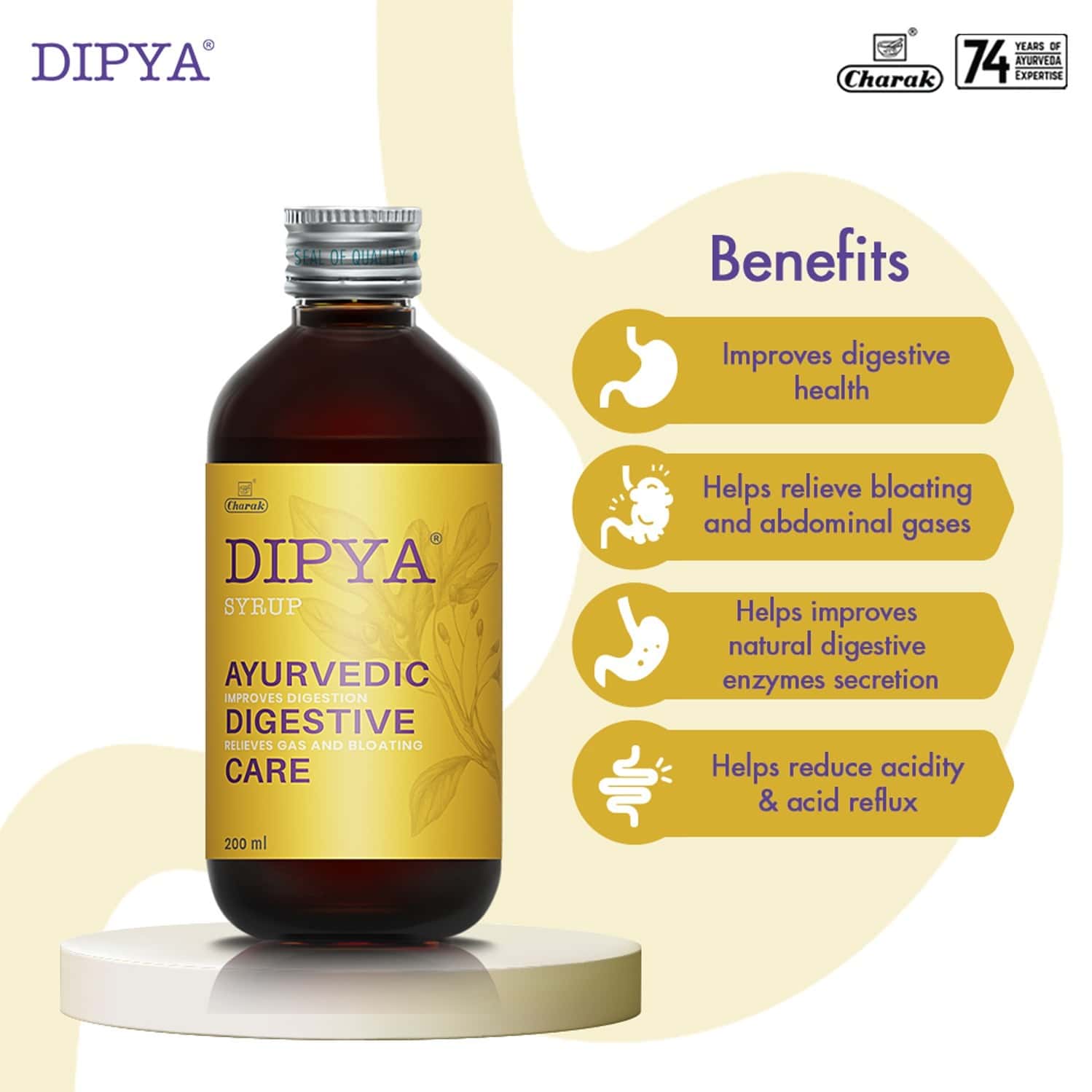 Buy Dipya Ayurvedic Digestive Syrup 200ml Online And Get Upto 60 Off