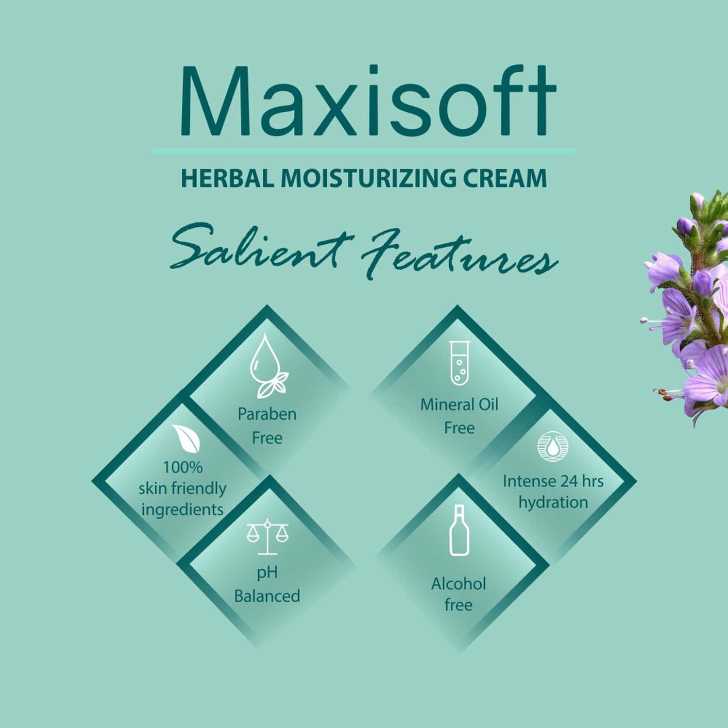 Buy MAXISOFT HERBAL MOISTURIZING CREAM 50 GM | WITH AVOCADO & BUTTERS ...