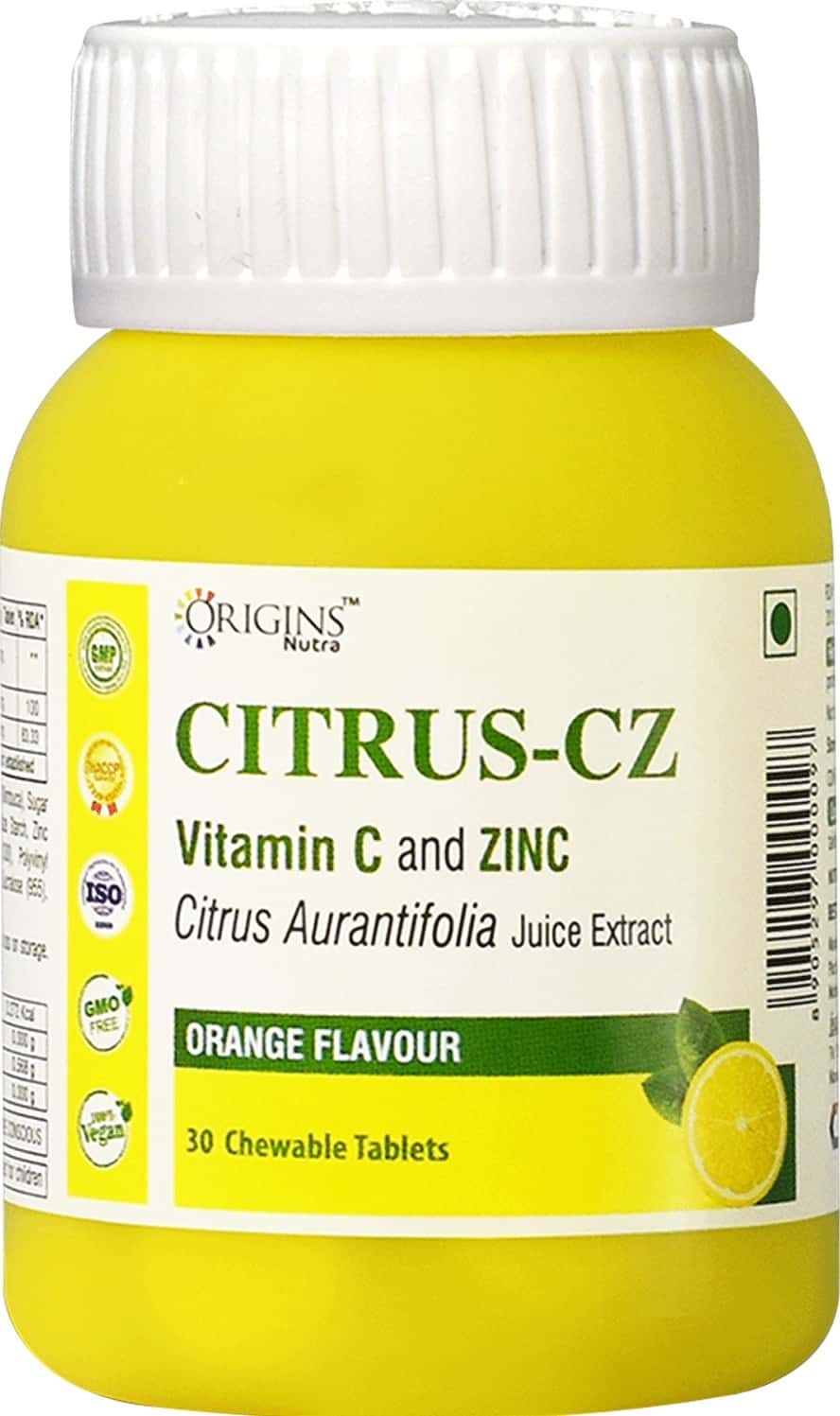 Buy ORIGINS NUTRA CITRUS-CZ VITAMIN C & ZINC - 30 CHEWABLE TABLETS ...