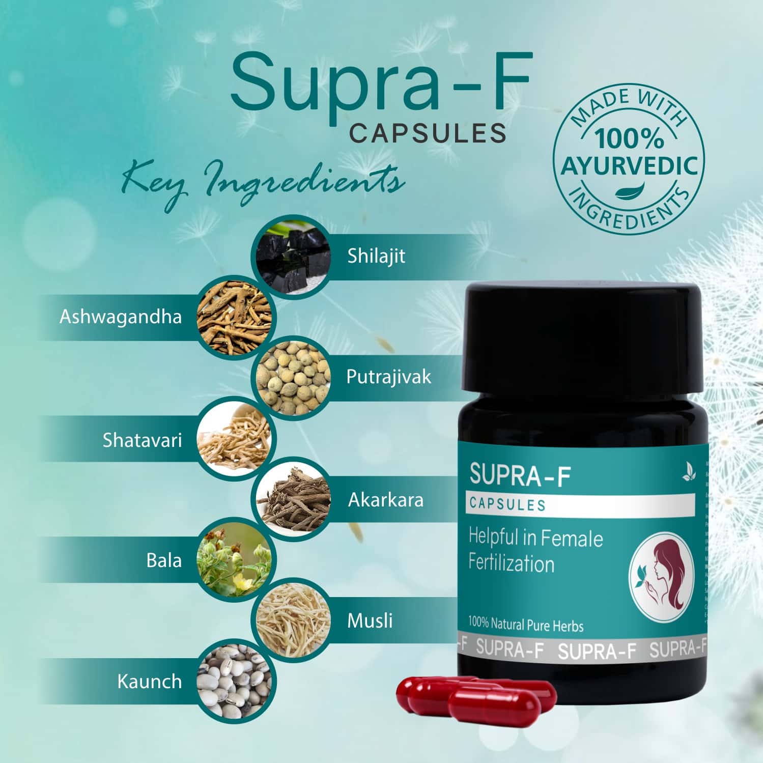 Buy SUPRA F CAPSULES 10 CAPS | FOR WOMEN'S WELLNESS | PACK OF 1 Online ...