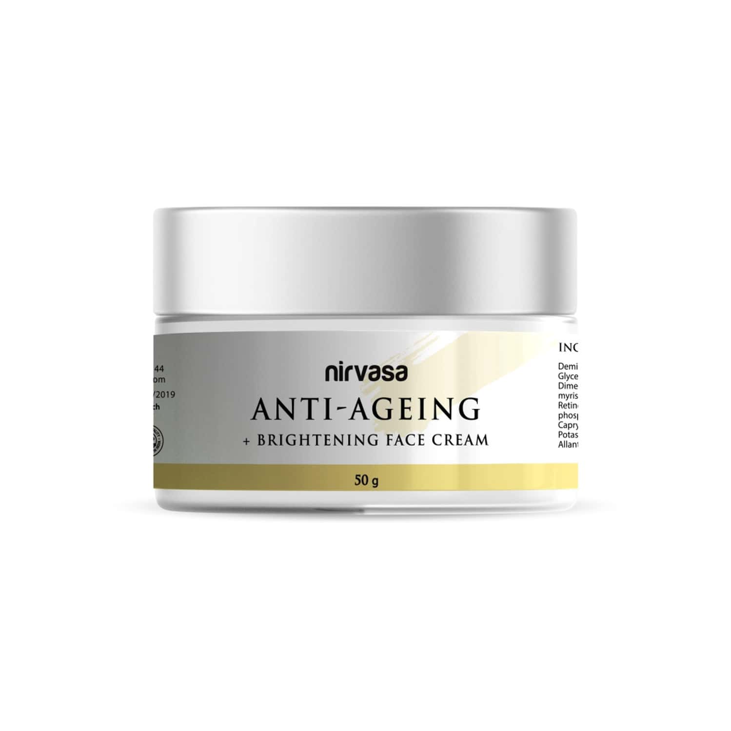Buy NIRVASA ANTI AGEING BRIGHTENING FACE CREAM WITH NIACINAMIDE VITAMIN ...