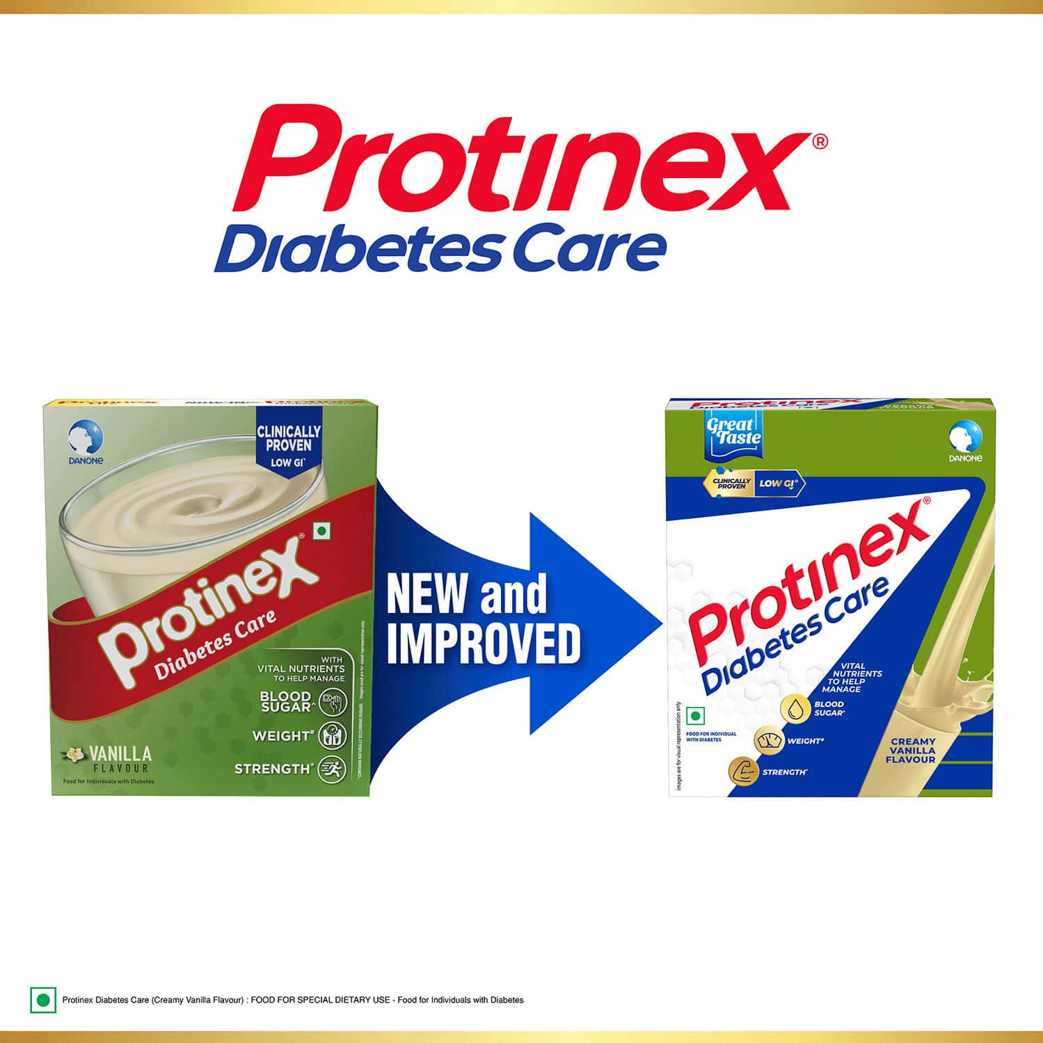 Buy PROTINEX DIABETES CARE VANILLA 400GM- NUTRITION DRINK FOR INDIAN ...