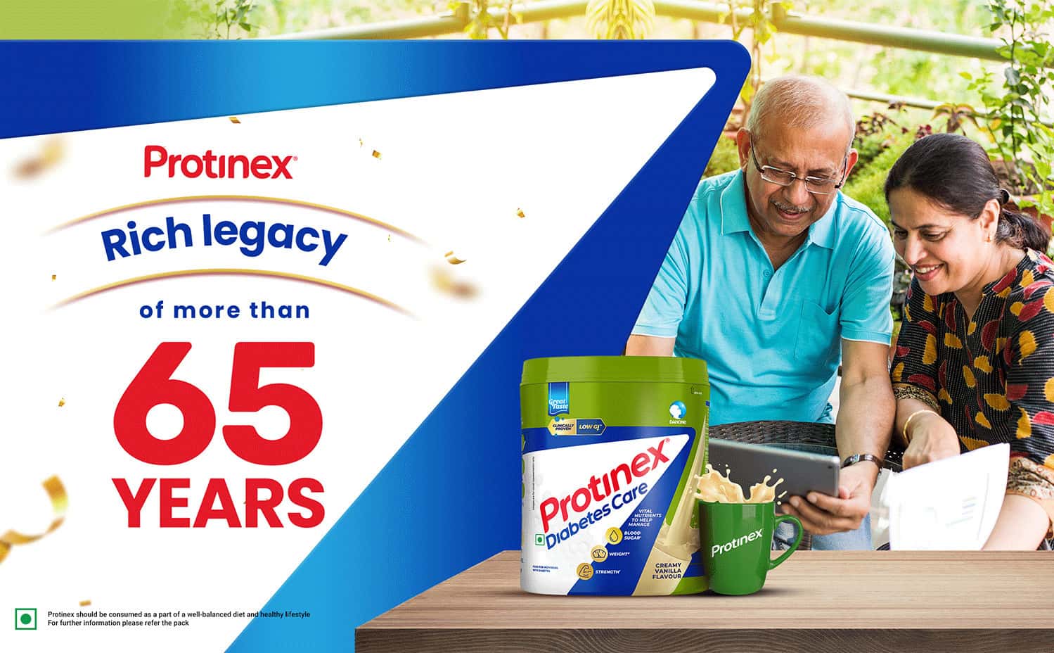 Buy PROTINEX DIABETES CARE VANILLA FLAVOUR 200G NUTRITION DRINK FOR ...