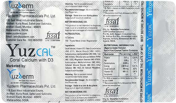 Buy YUZCAL TABLET 10 NO'S Online & Get Upto 60% OFF at PharmEasy